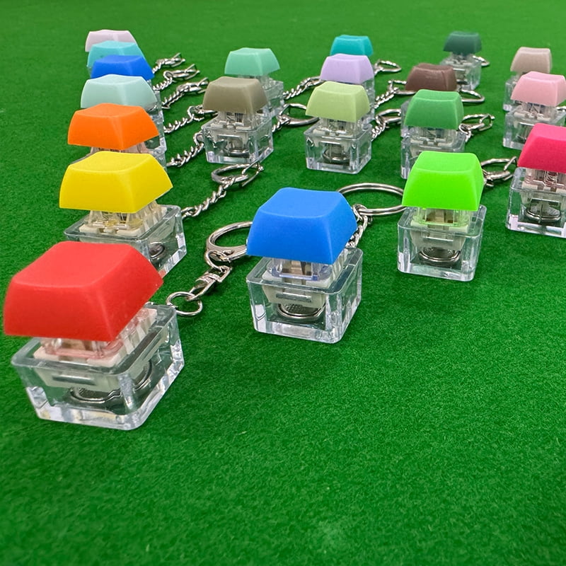 Personality Computer Multi Color Mechanical Keyboard Pendant Button ...