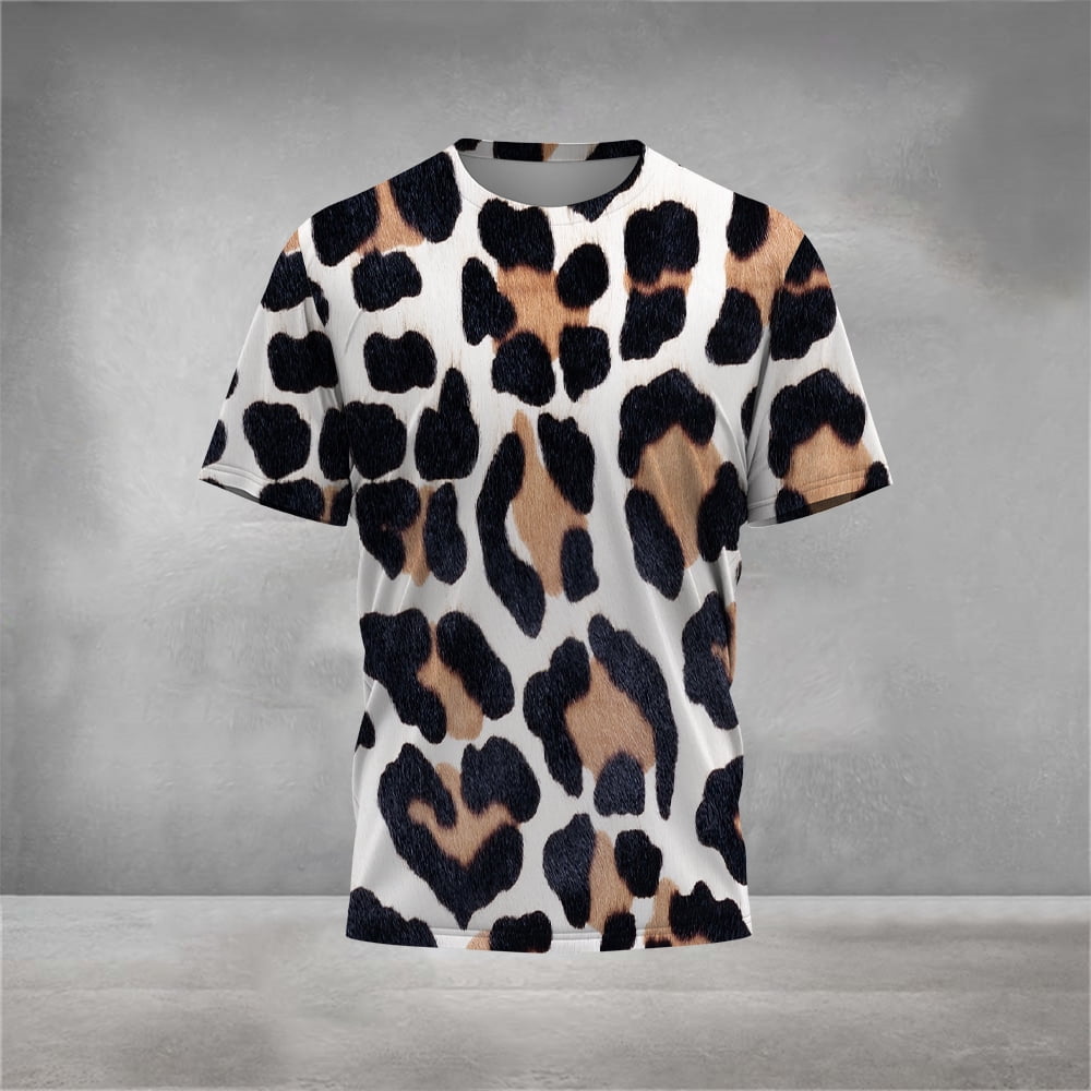 Personality Graffiti Pattern 3D Printed Summer Men's Clothing Loose ...