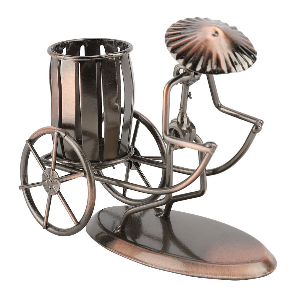 Personality Iron Classic Cars Pen Holder Pen Container Home Office Desk ...