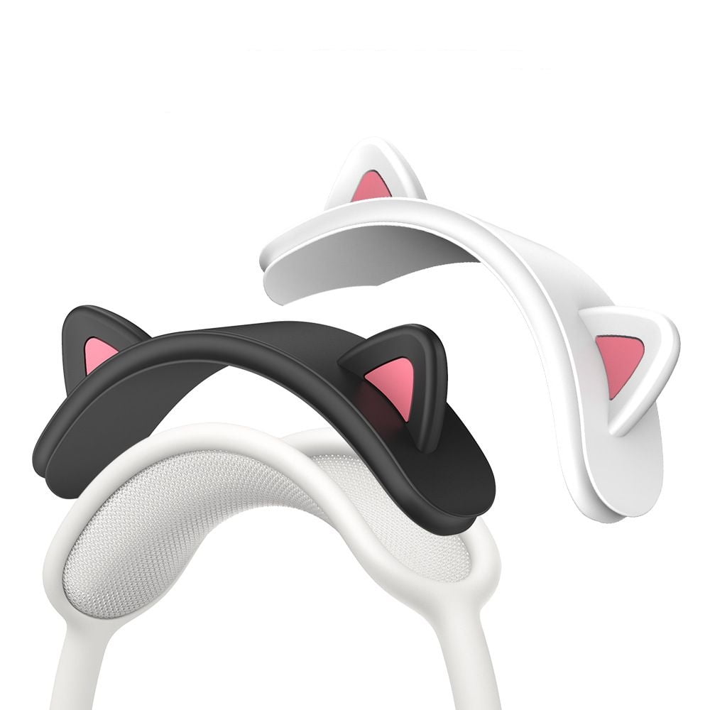 Personality Silicone Cat Ear Cover for Apple AirPods Max Headphones ...