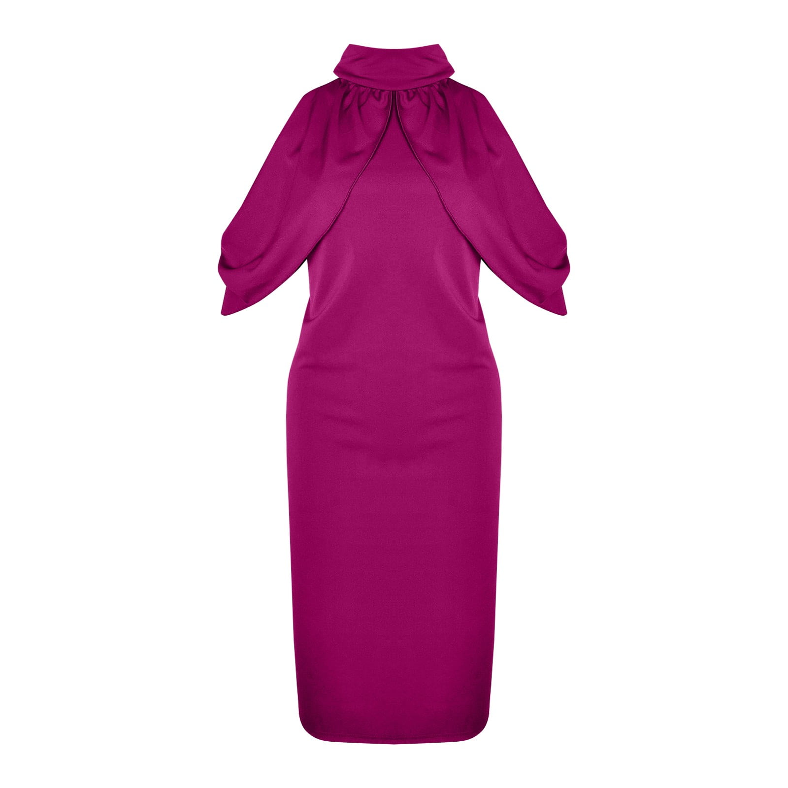 Personality Solid Color Dress Simple And Delicate Design Suitable For ...