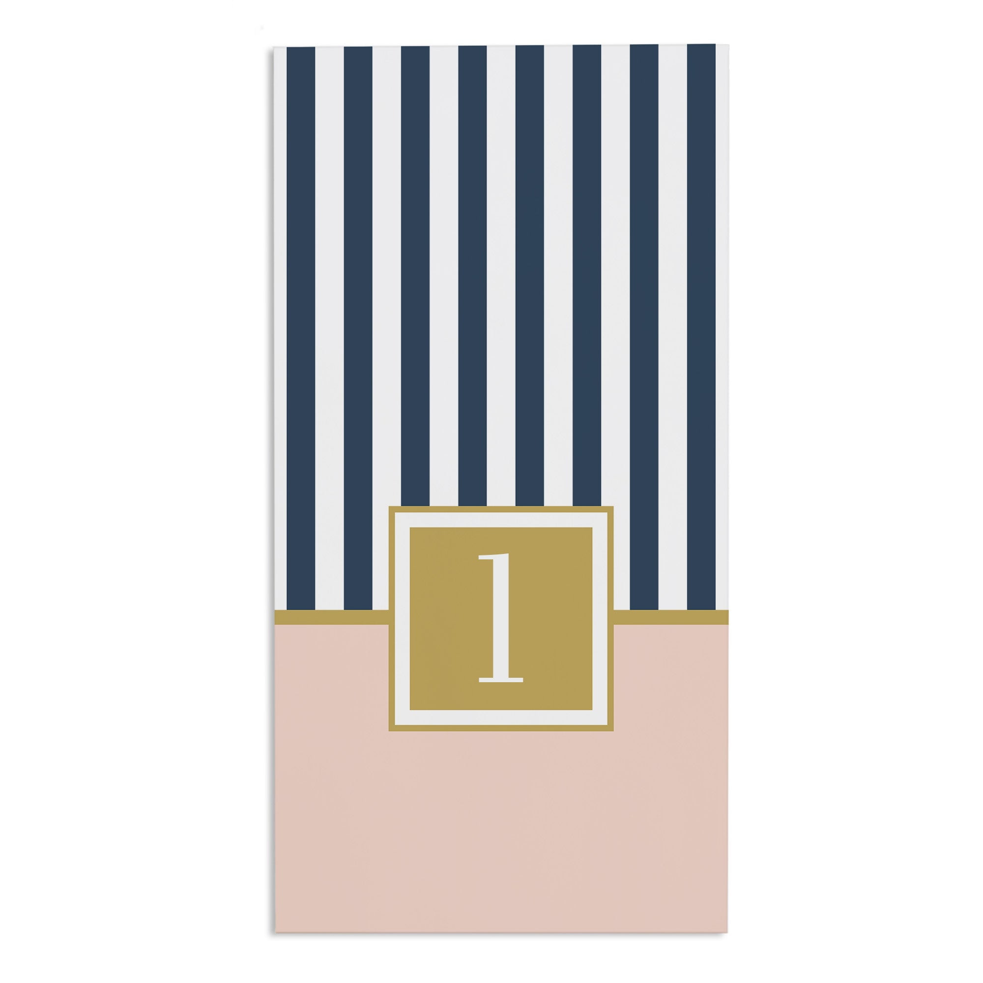 Personalization Mall Classy Monogram Navy and Blush 30x60 Beach Towel ...