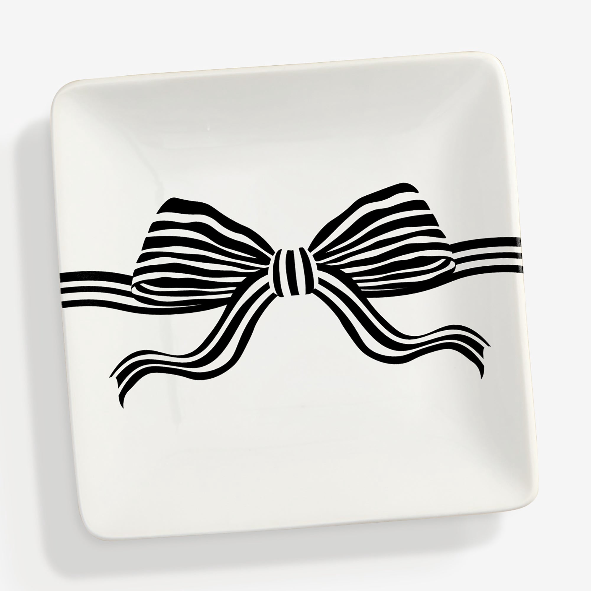 Personalization Mall Perfectly Tied Black Bow Ring Dish - Walmart.com