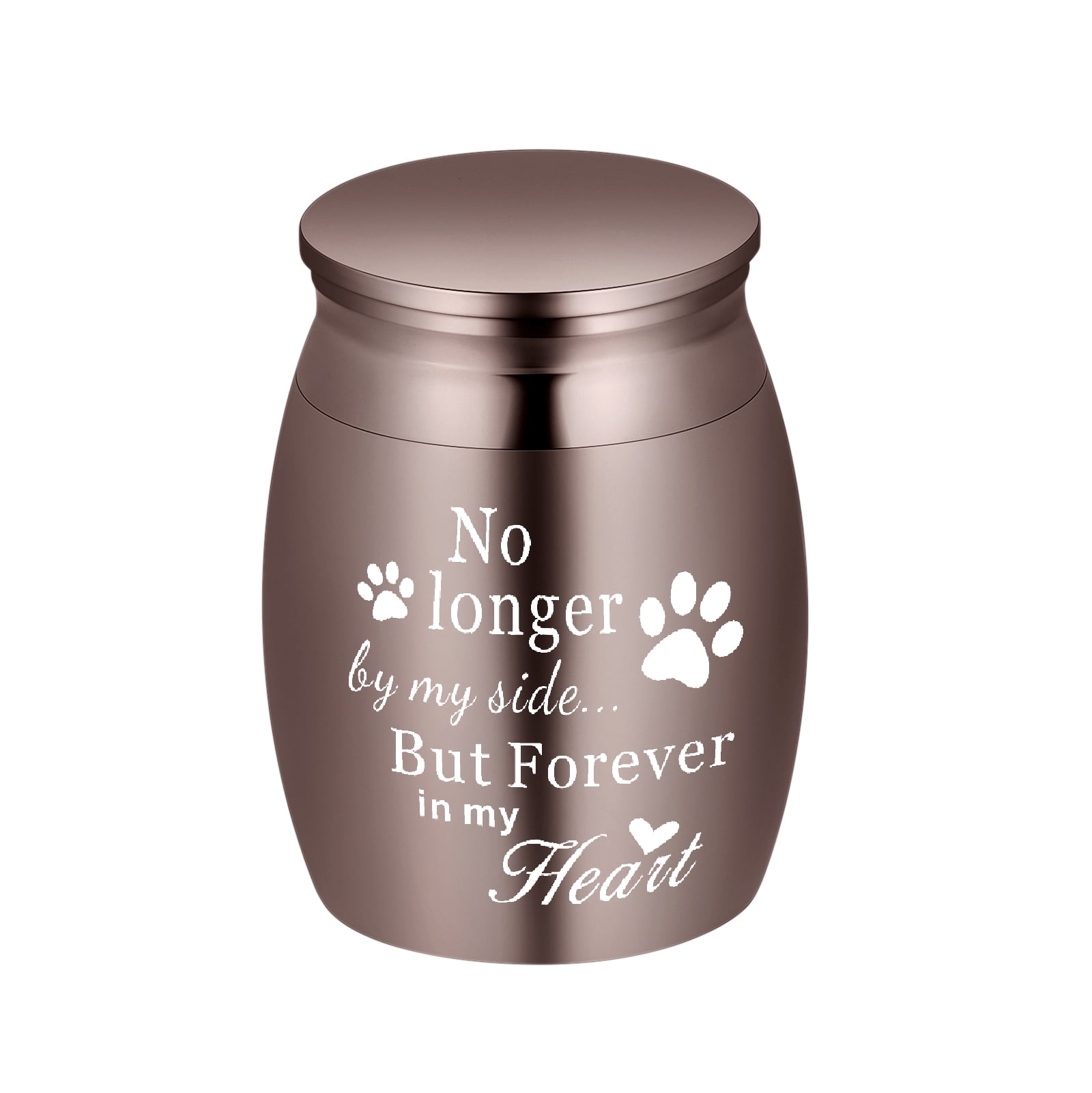 Personalize 3*4cm Stainless steel Mini Urn for Dog Cat Cremation Ashes Keepsake Per Memorial ...