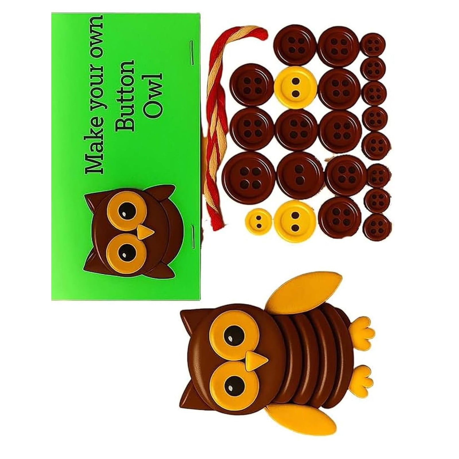 Personalize Button Art Set Beginner Friendly Craft Activity With All ...