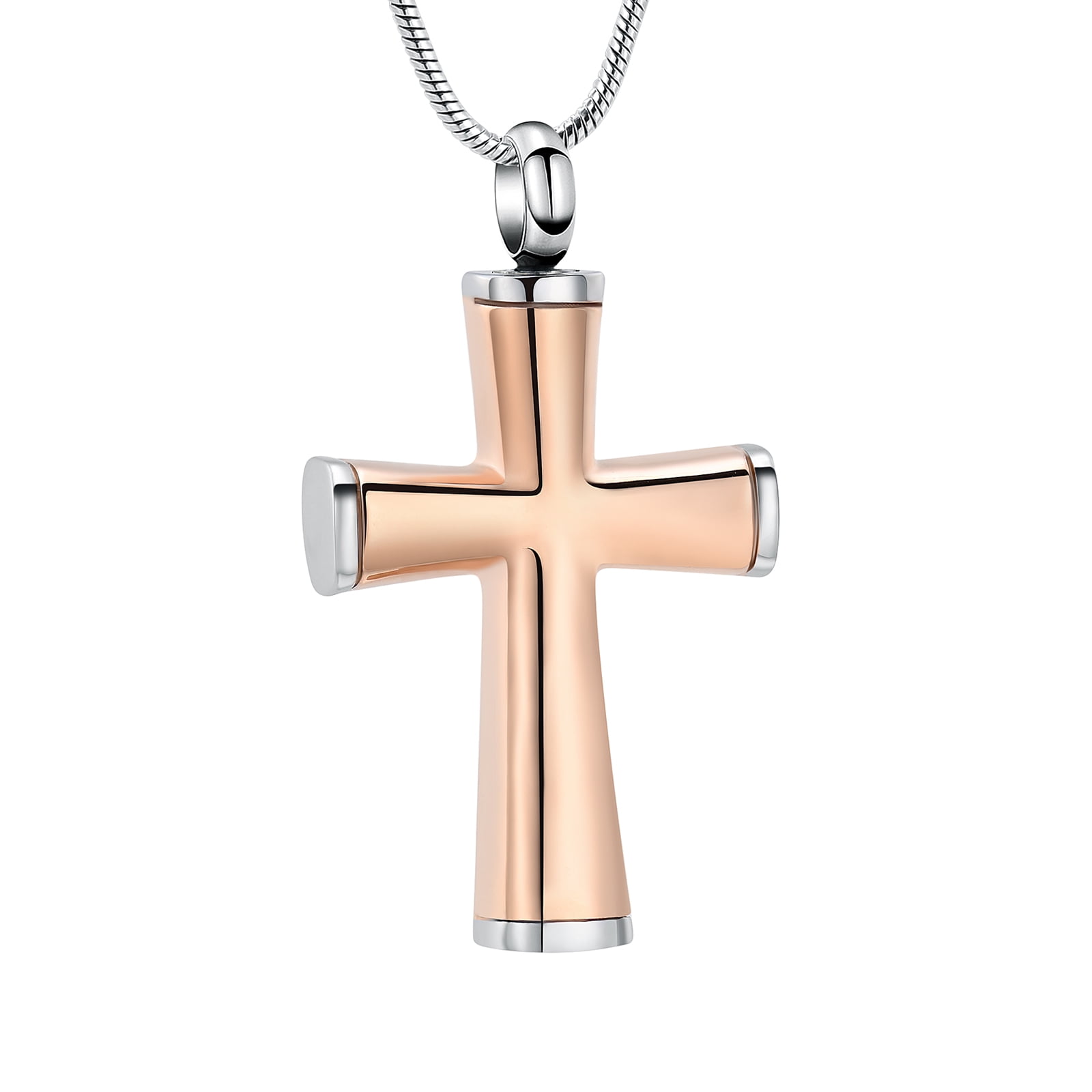 Personalize Cross Necklace for Cremation Ashes Urn Necklace for Ashes ...