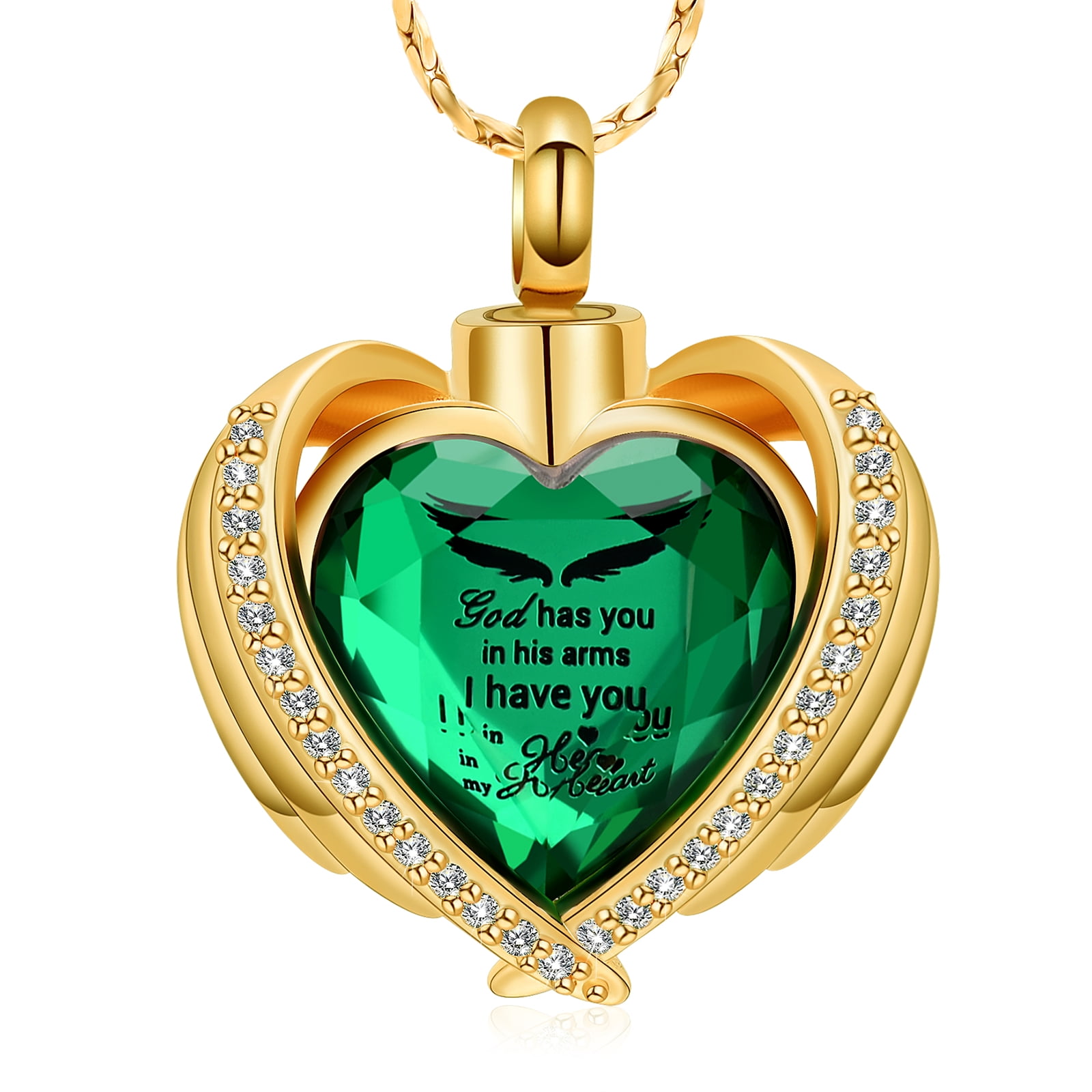 Personalize God has you in his arm i have you in my heart -angel wing ...