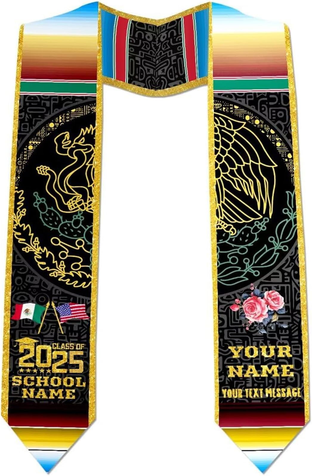 Personalize Graduation Stole Customize Black Girl Magic Graduation ...