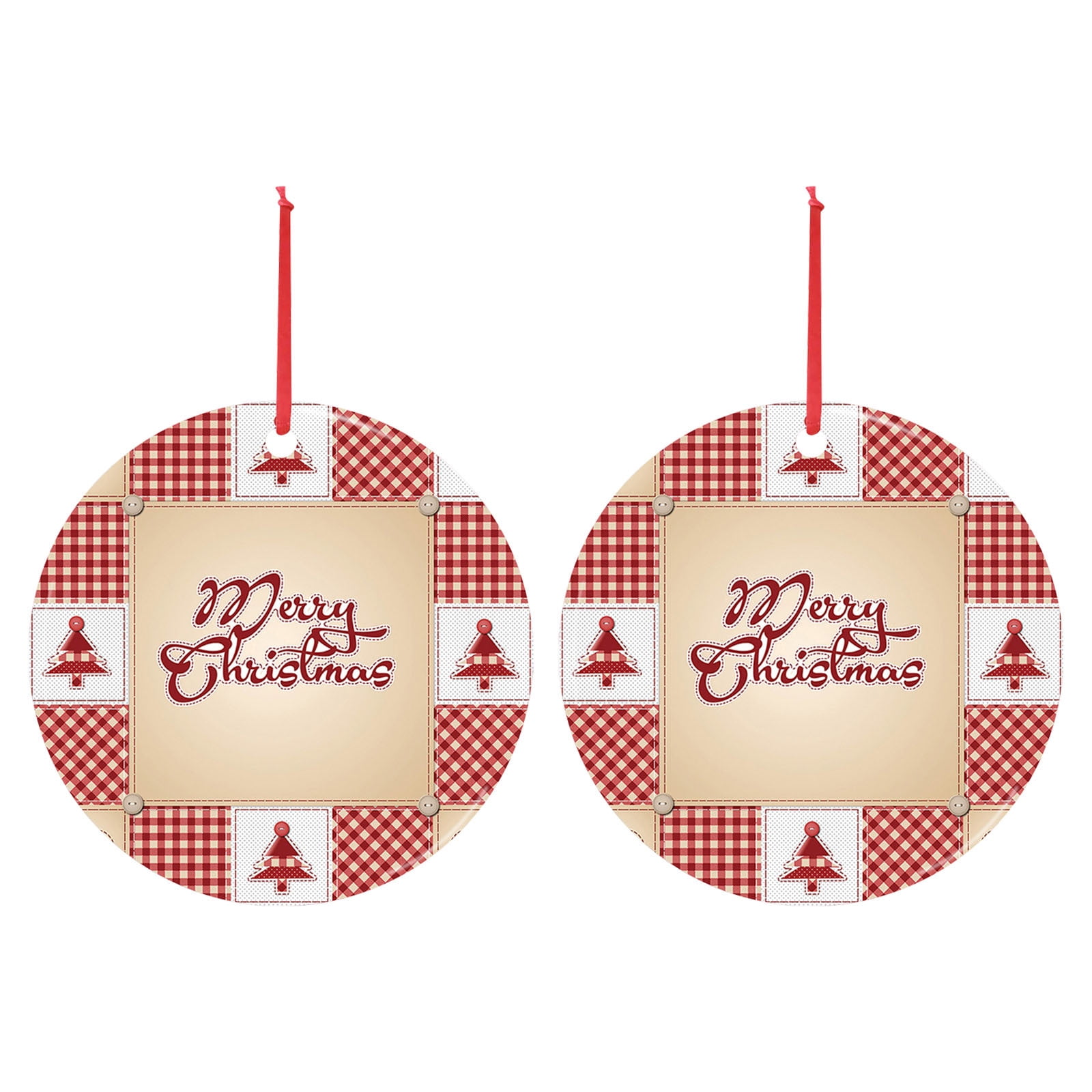 Personalize Shaped Christmas Decorations Indoor Embellishments ...