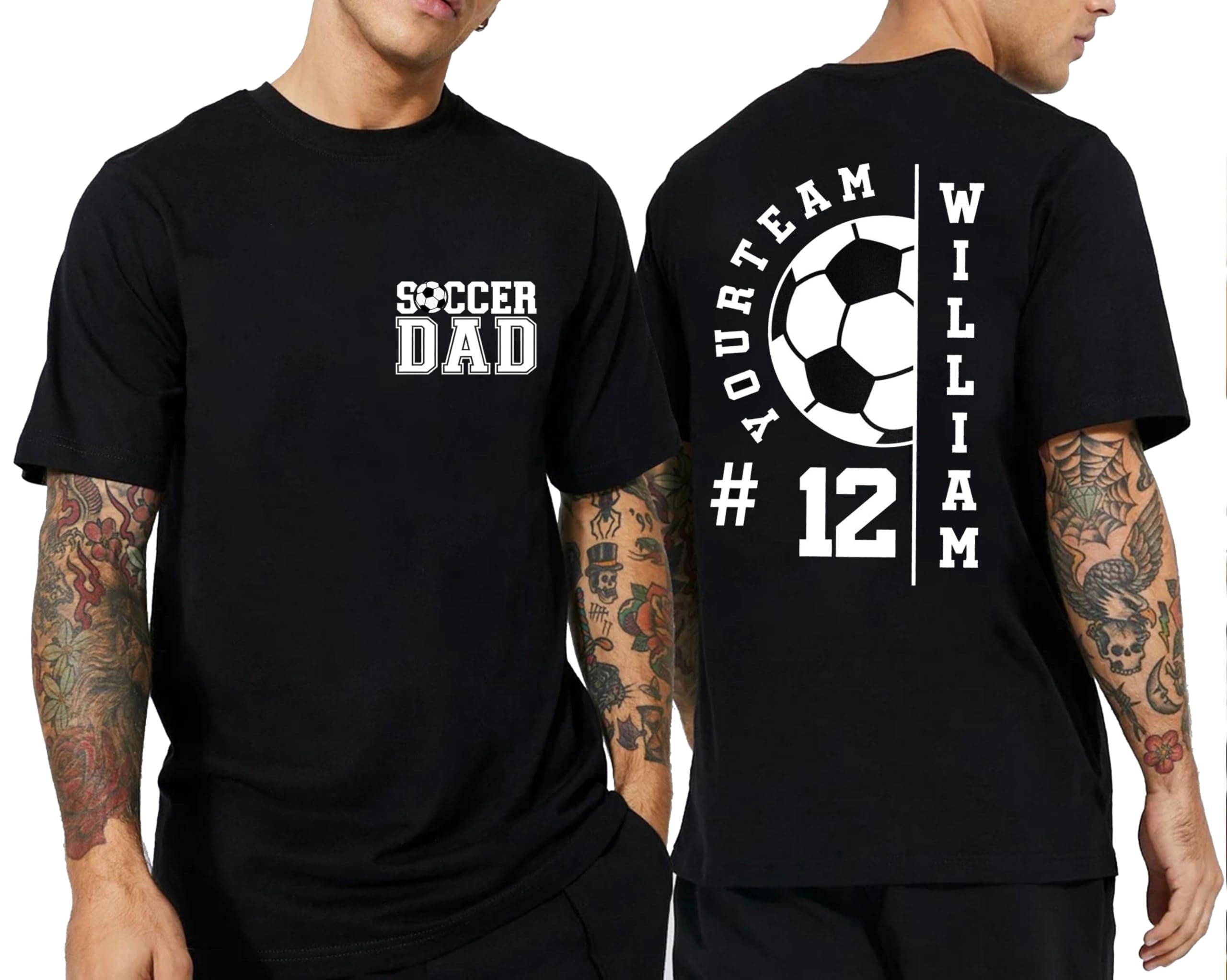 Personalize Soccer Mom Shirt with Name & Jersey Number, Women Soccer ...