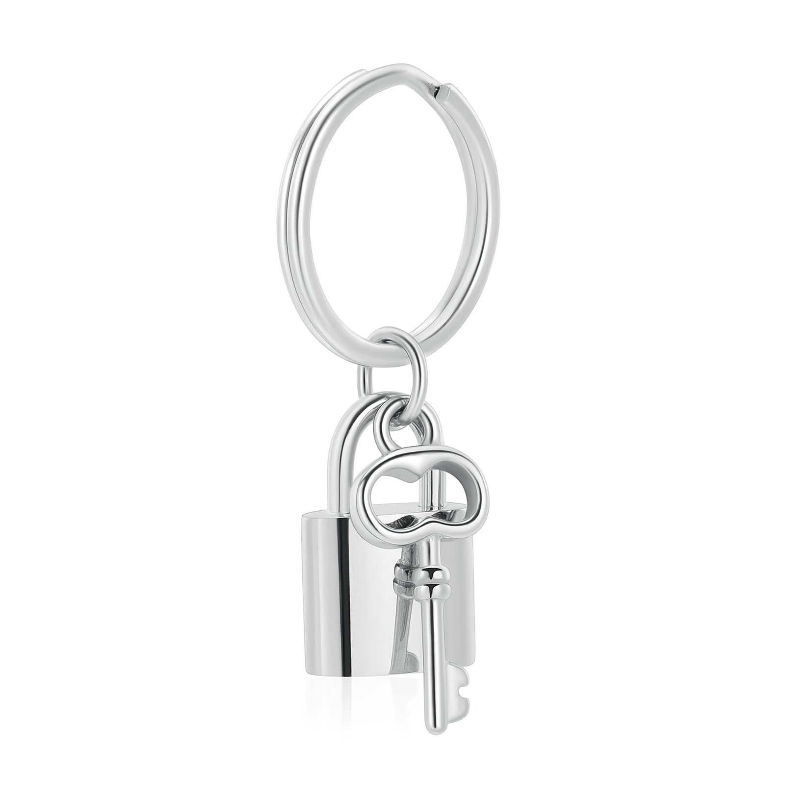 Personalize Stainless Steel Lock with Key Urn Locket Cremation Jewelry ...