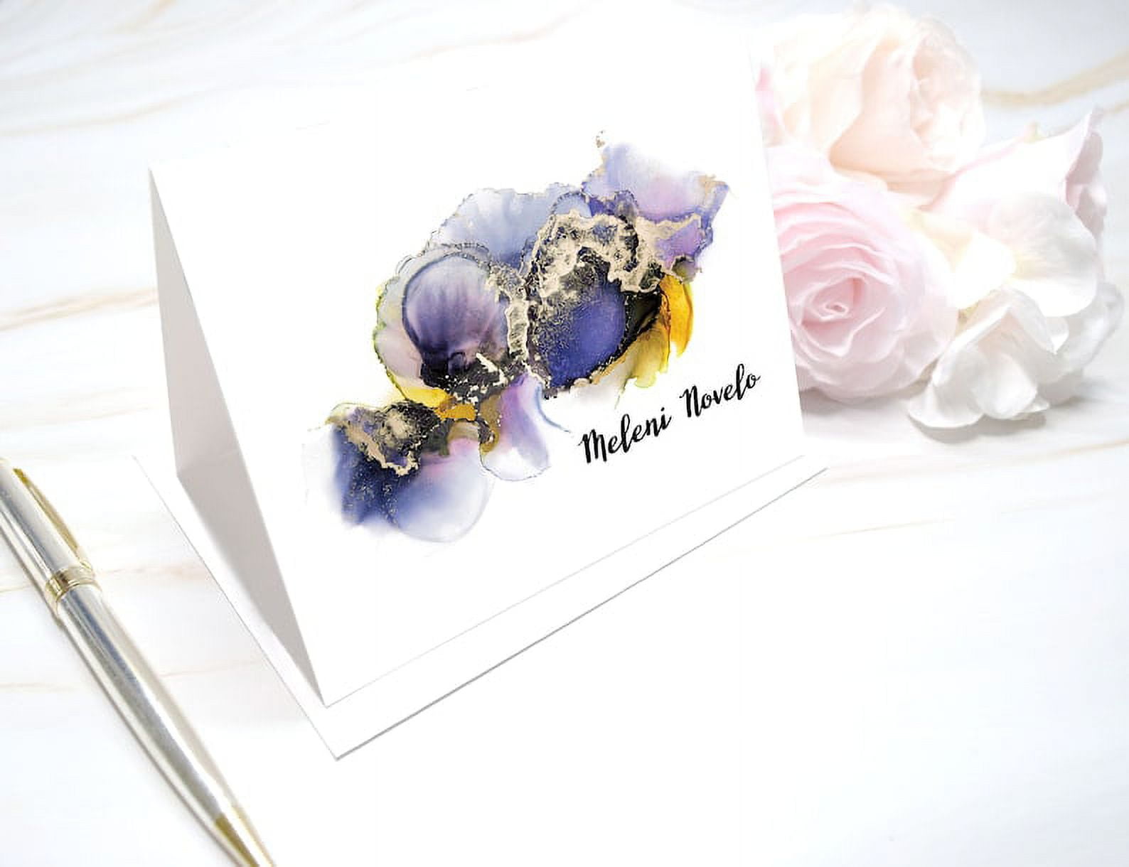 Personalize Stationary for Woman, Folded Notecards with Envelopes ...