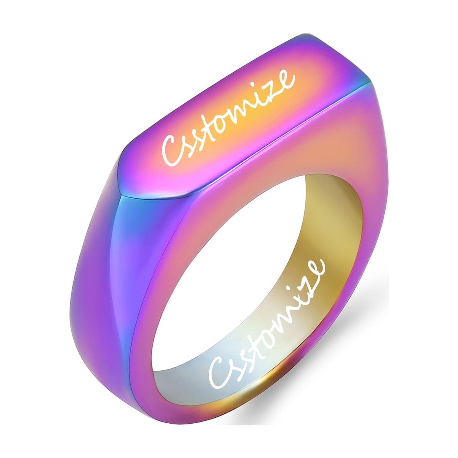 Personalize Tool Ring Keepsake Cremation Jewelry for Ashes Holder ...