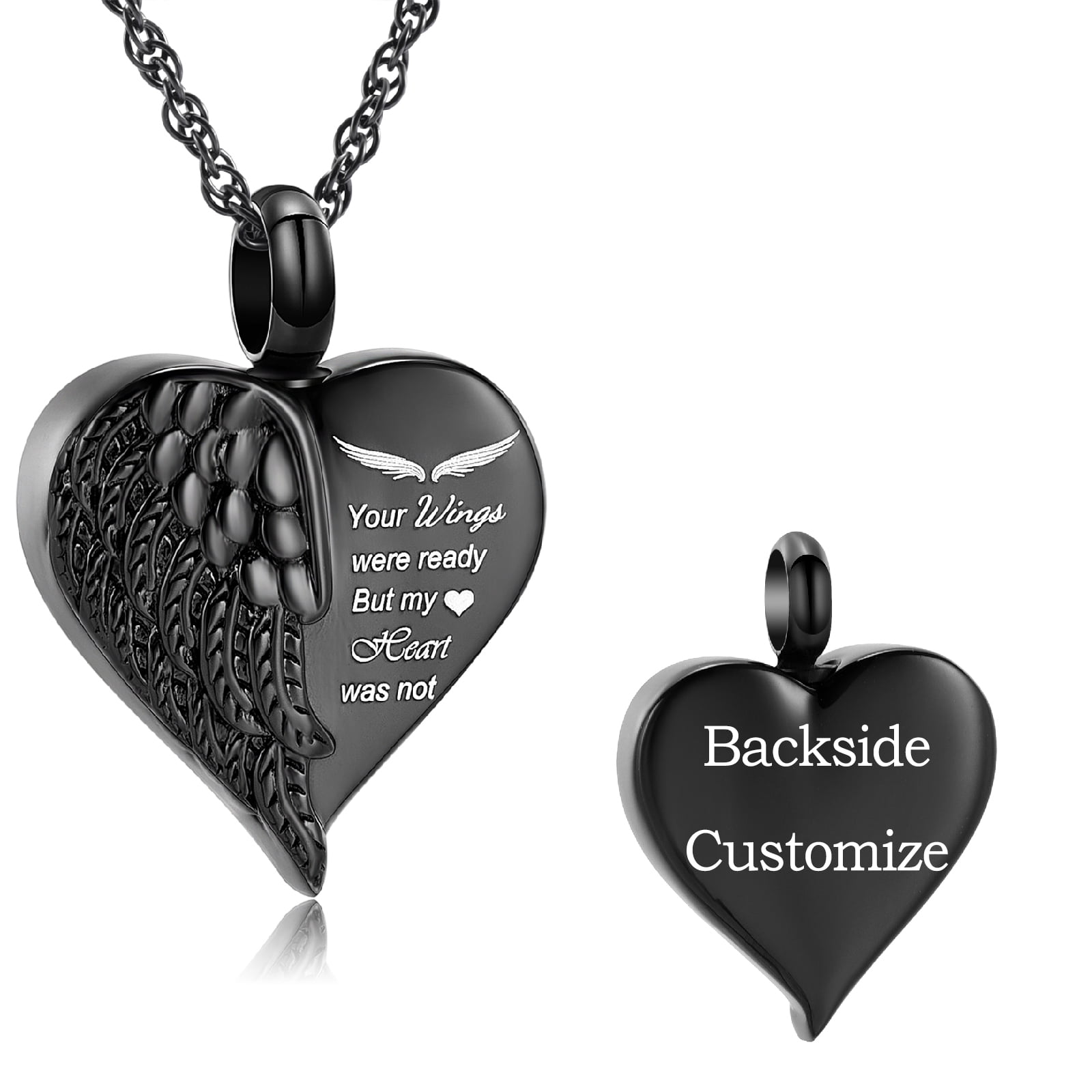 Personalize Your Wings Were Ready But My Heart Was Not - Stainless ...