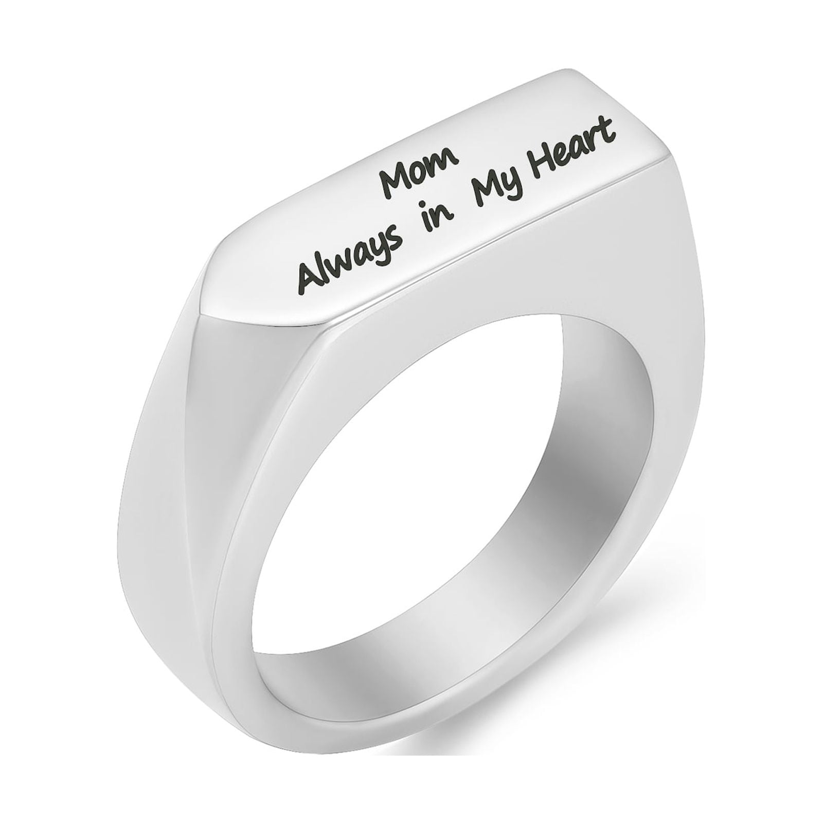 Personalize Wrench Urn Ring Mom Memorial Cremation Jewelry for Ashes ...