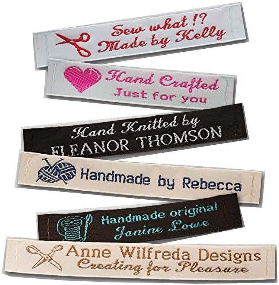 Personalized 100% Woven Sewing Labels 1/2" Wide (1000 Labels) - Walmart.com