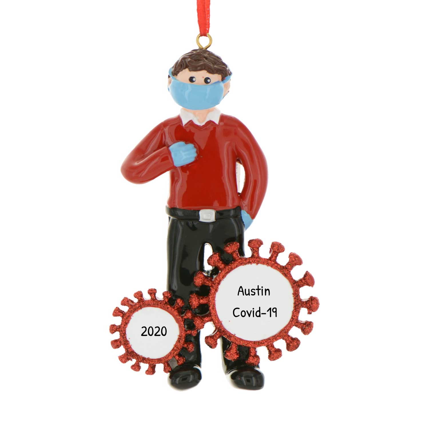 Personalized 2024 Pandemic Christmas Ornament - I Survived Ornament ...
