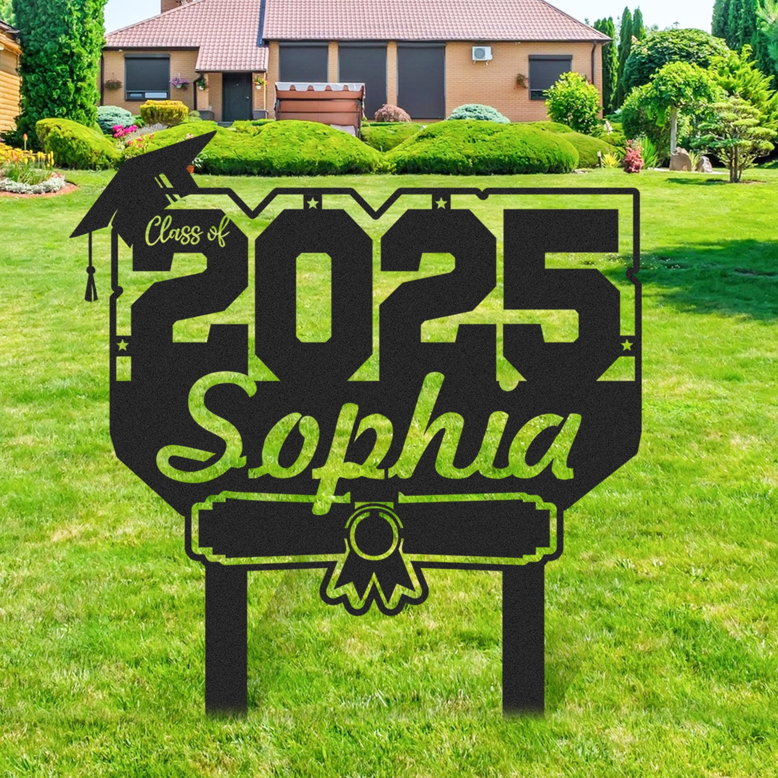Personalized 2025 Graduation Gifts, Graduation Yard Sign with Name ...