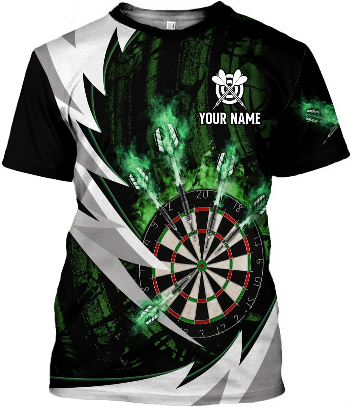 Personalized 3D Dart Shirt for Teams - Custom Name Funny Dartboard ...
