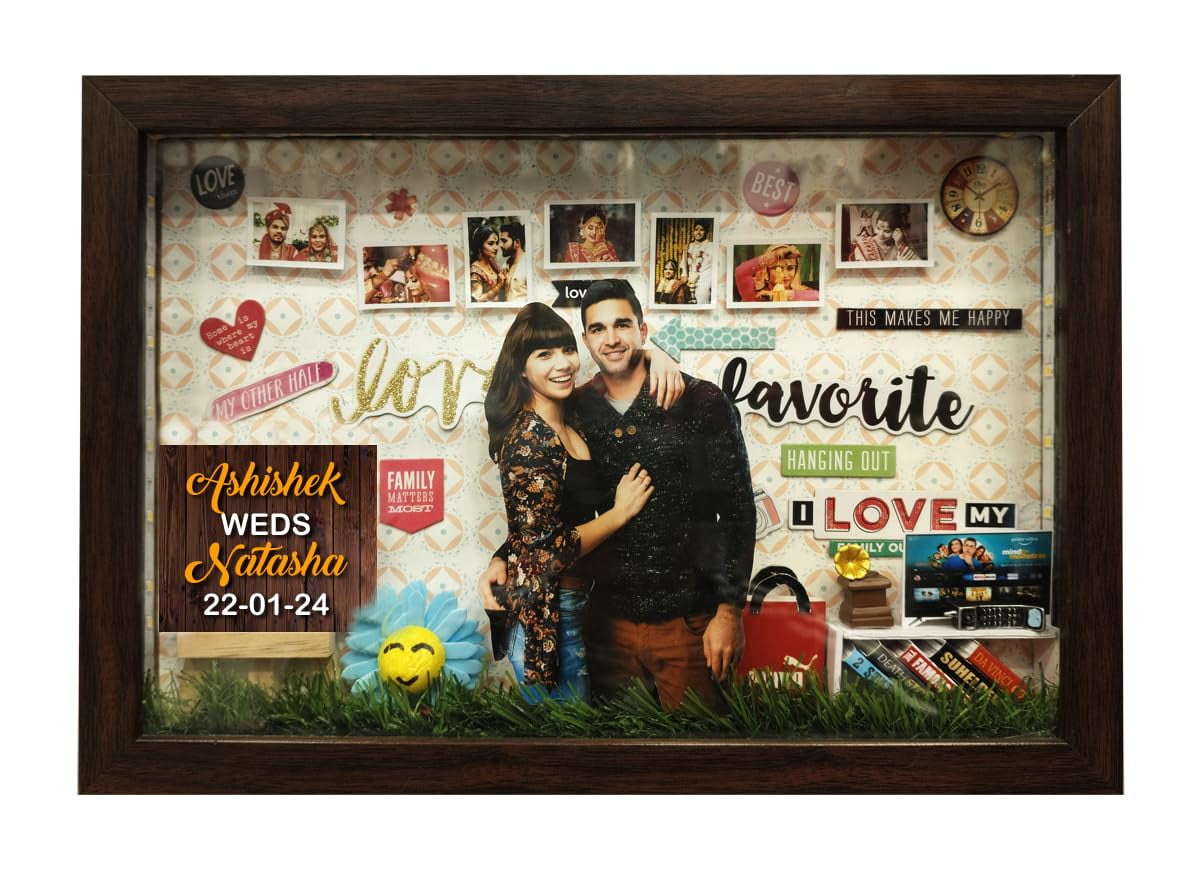 Personalized 3D Miniature Photo Frame Customizable for Any Occasion ...