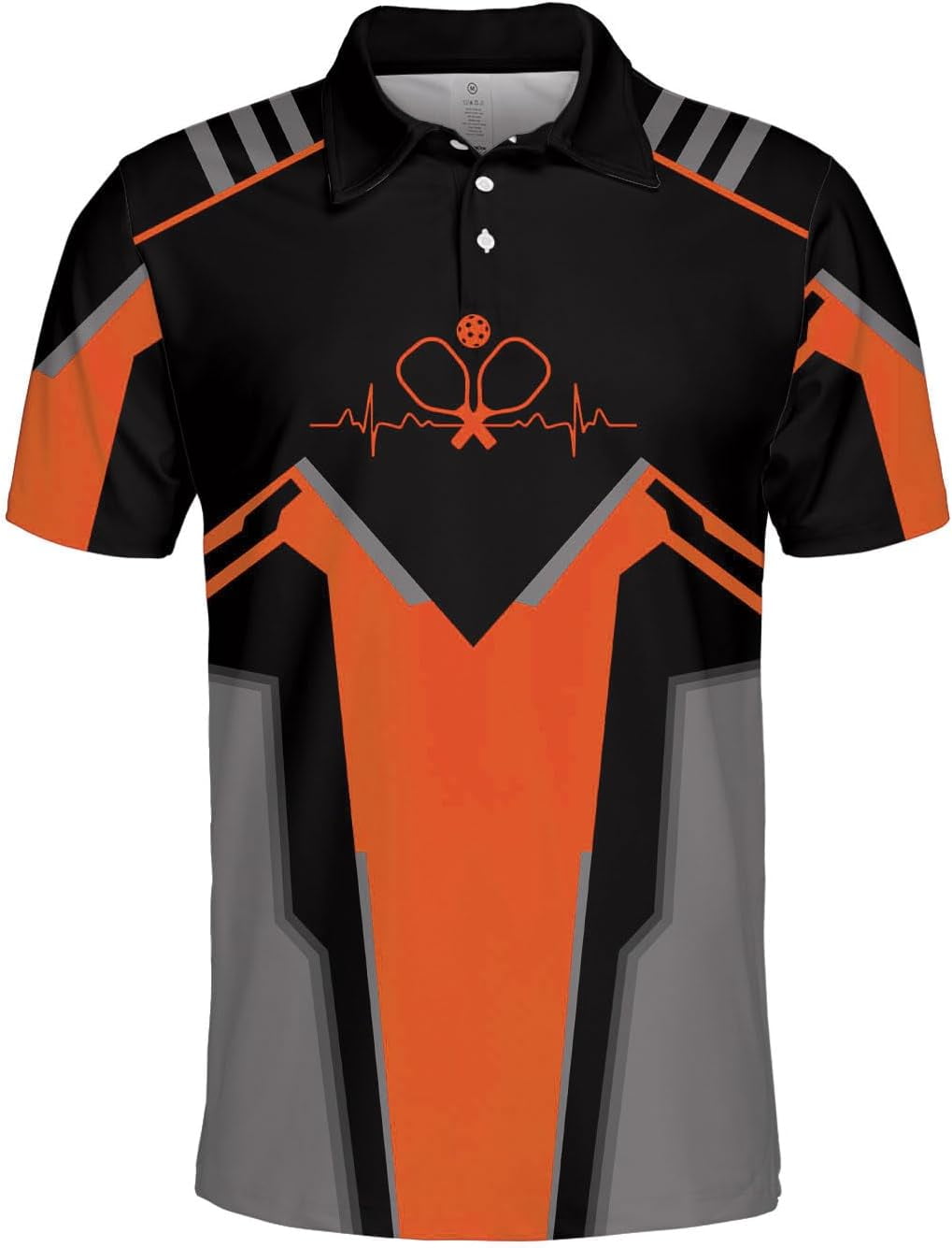 Personalized 3D Pickleball Polo Shirt for Teams Custom Name Sport Fit ...