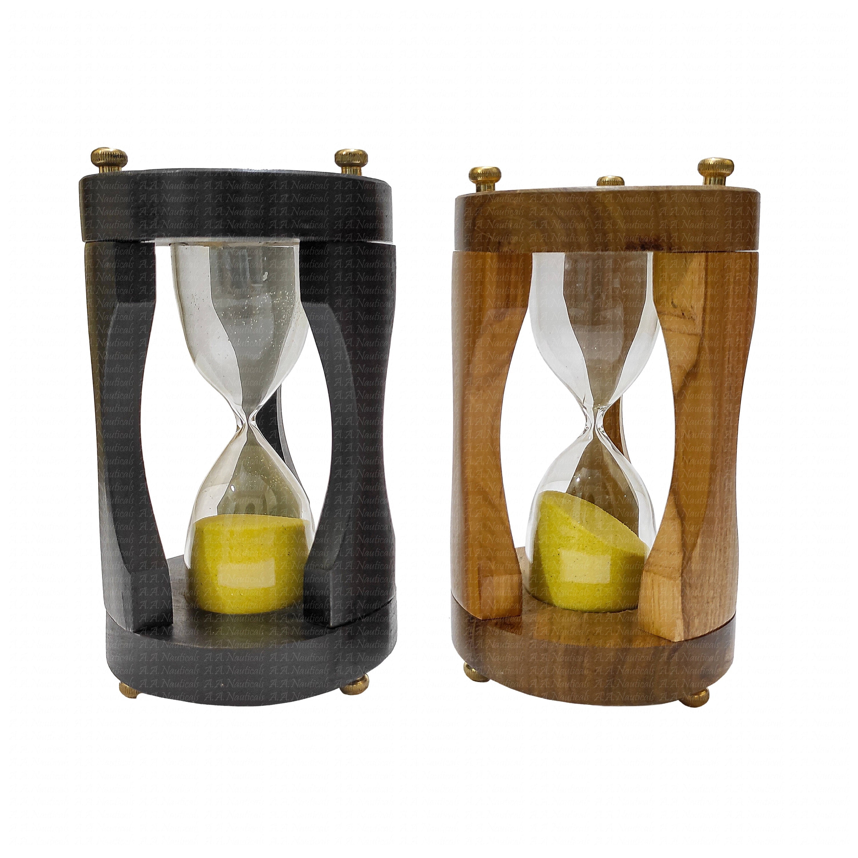 Personalized 5 Min Wooden Sand Timer Hourglass Timer Decorative ...