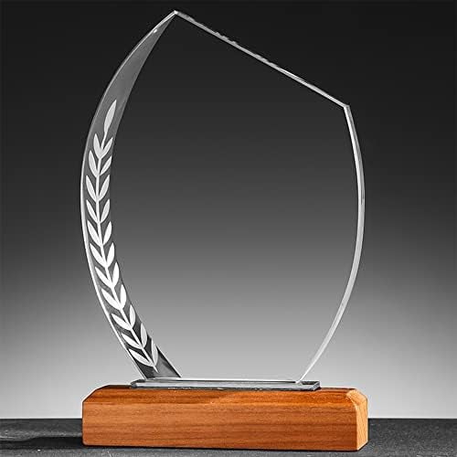 Personalized 9.5” Glass Plaque, Engraved with Names, Appreciation ...