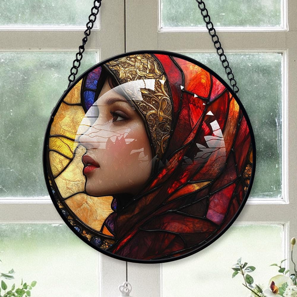 Personalized Abyssinian Stained Glass Suncatcher Artistic Window ...