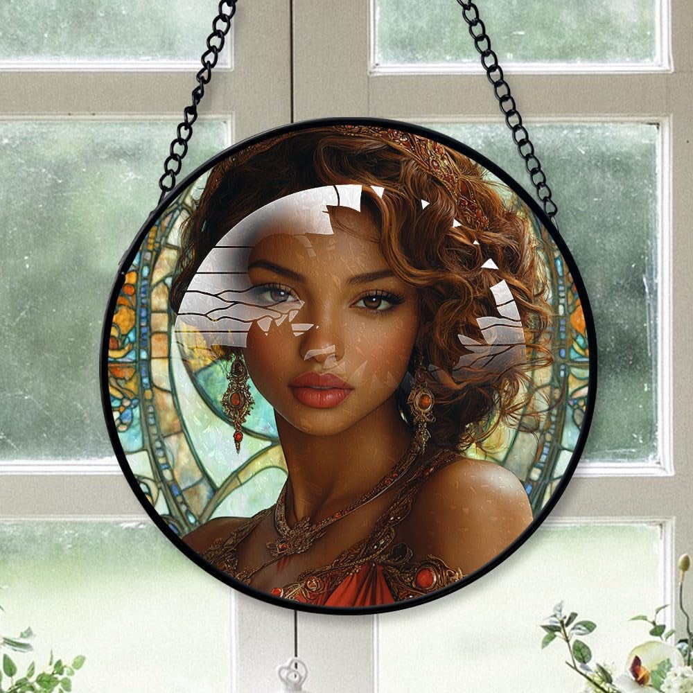 Personalized Abyssinian Stained Glass Suncatcher Artistic Window ...