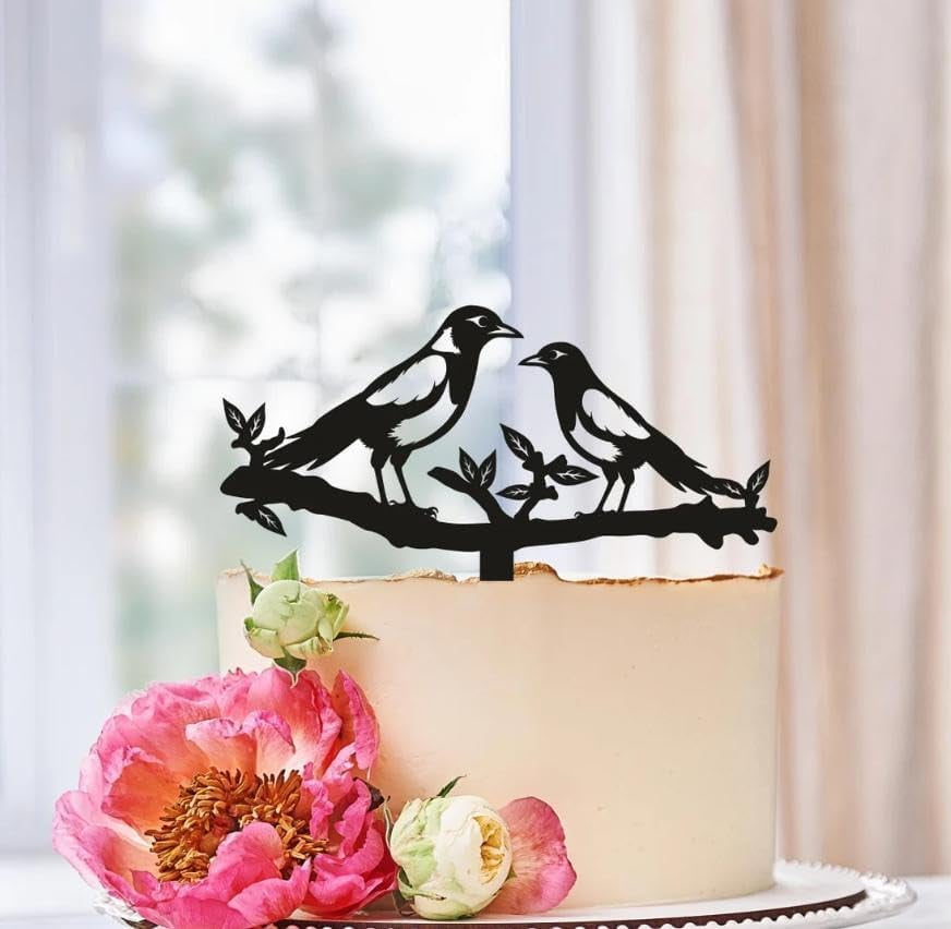 Personalized Acrylic Cake Topper, For Engagements, Birthday, Party ...