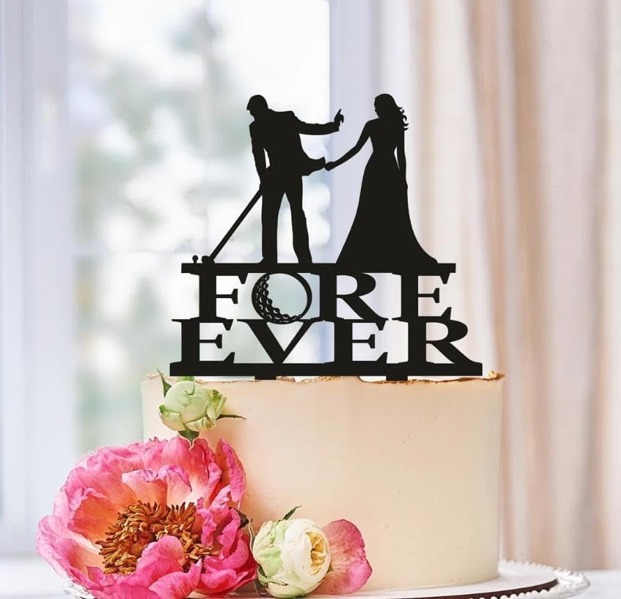 Personalized Acrylic Cake Topper, For Engagements, Birthday, Party ...