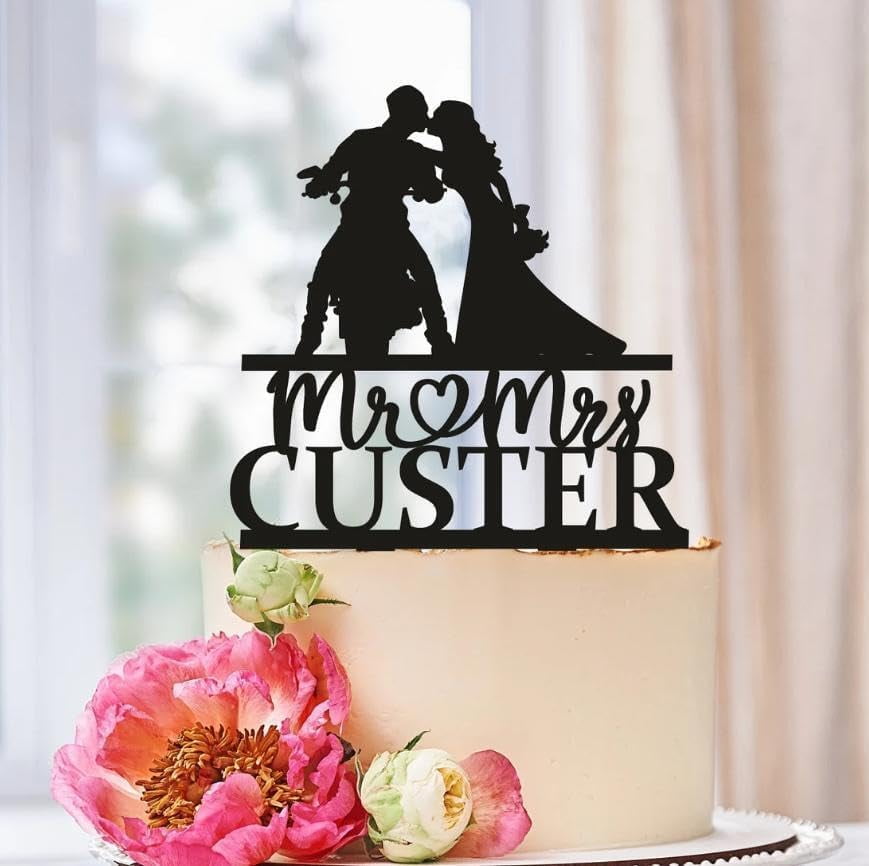 Personalized Acrylic Cake Topper, For Engagements, Birthday, Party ...
