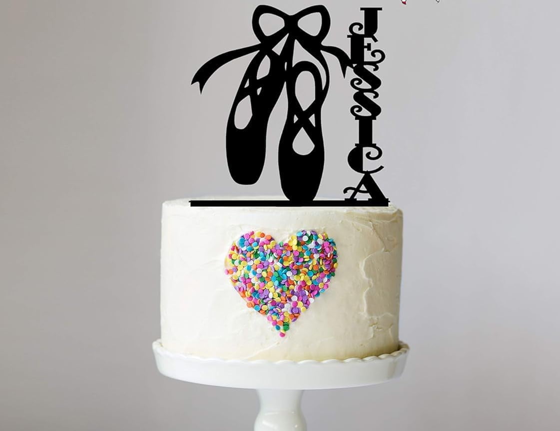 Personalized Acrylic Cake Toppers, Ballet Cake Topper, Ballet, Custom ...