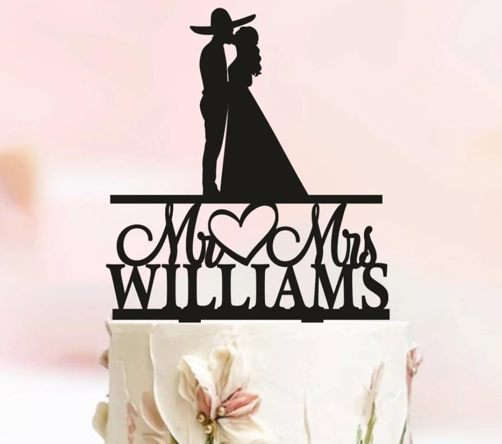 Personalized Acrylic Cake Toppers，Uno Cake Topper With Sombrero ...