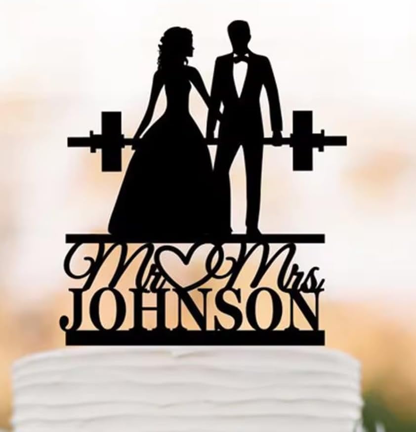 Personalized Acrylic CakeToppers,For Engagements, Birthday, Party, Weddings.Personalized Wedding ...