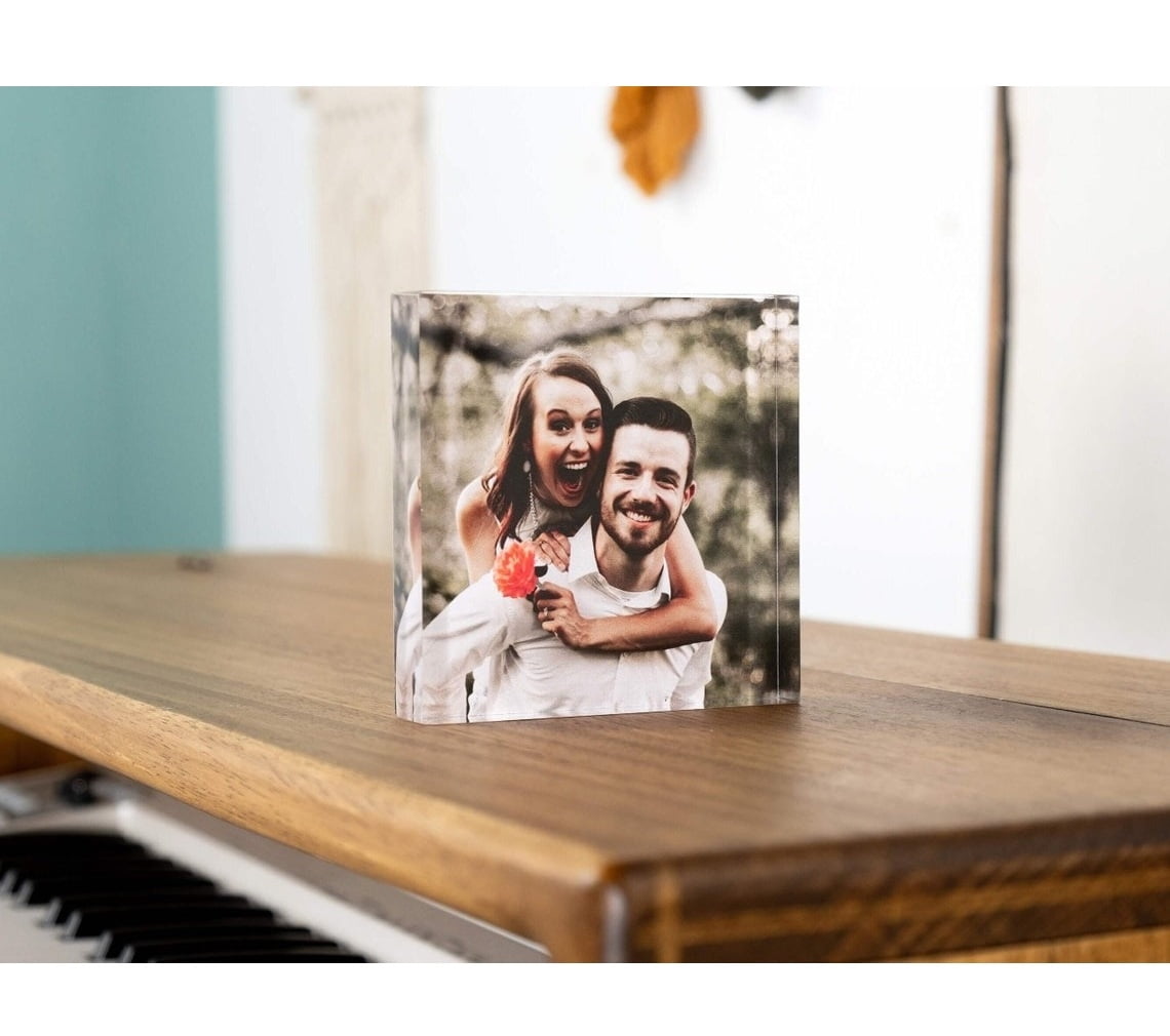 Personalized Acrylic Photo Block, Custom Picture Gift, Wedding Birthday ...