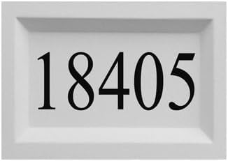 Personalized Address Plaque by ABC Address Blocks. 12" x 15" Recessed ...