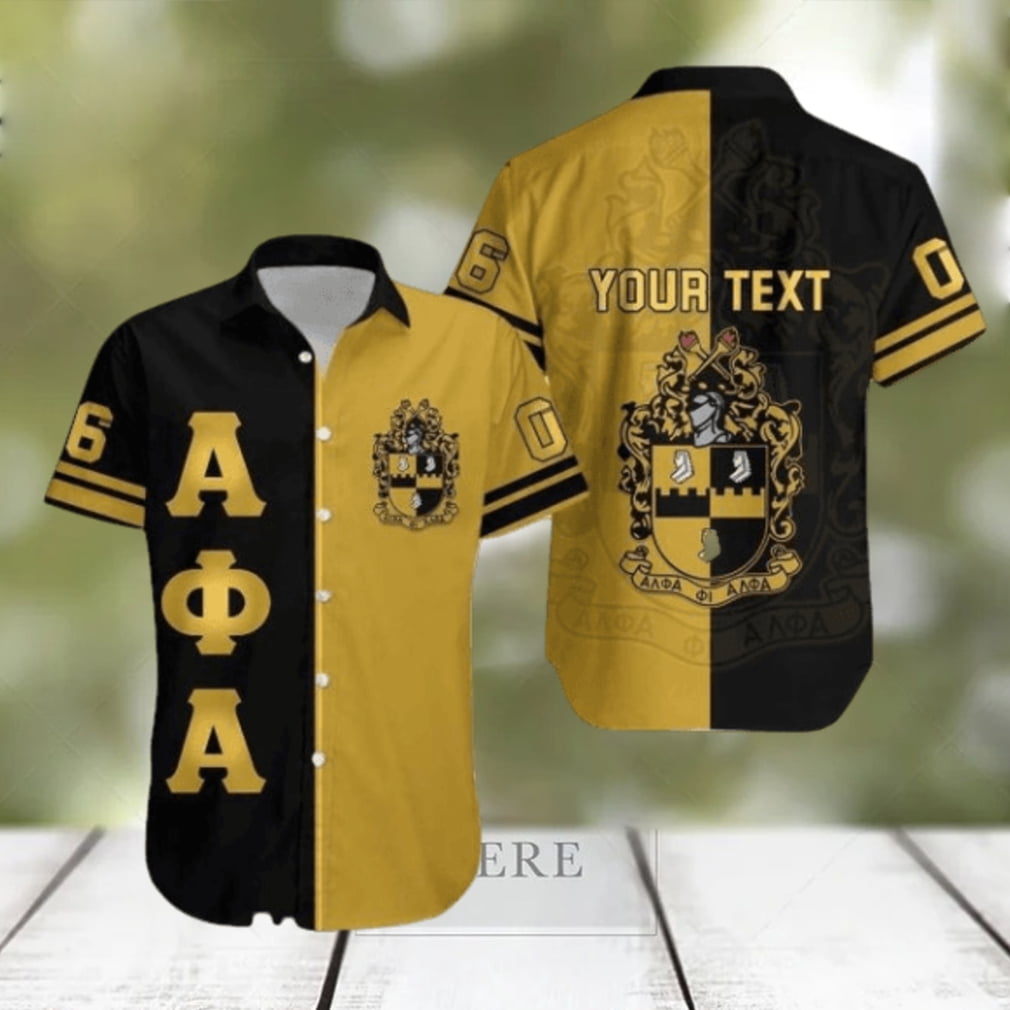 Personalized Alpha Phi Alpha Half Style Hawaiian Shirt For Men And ...