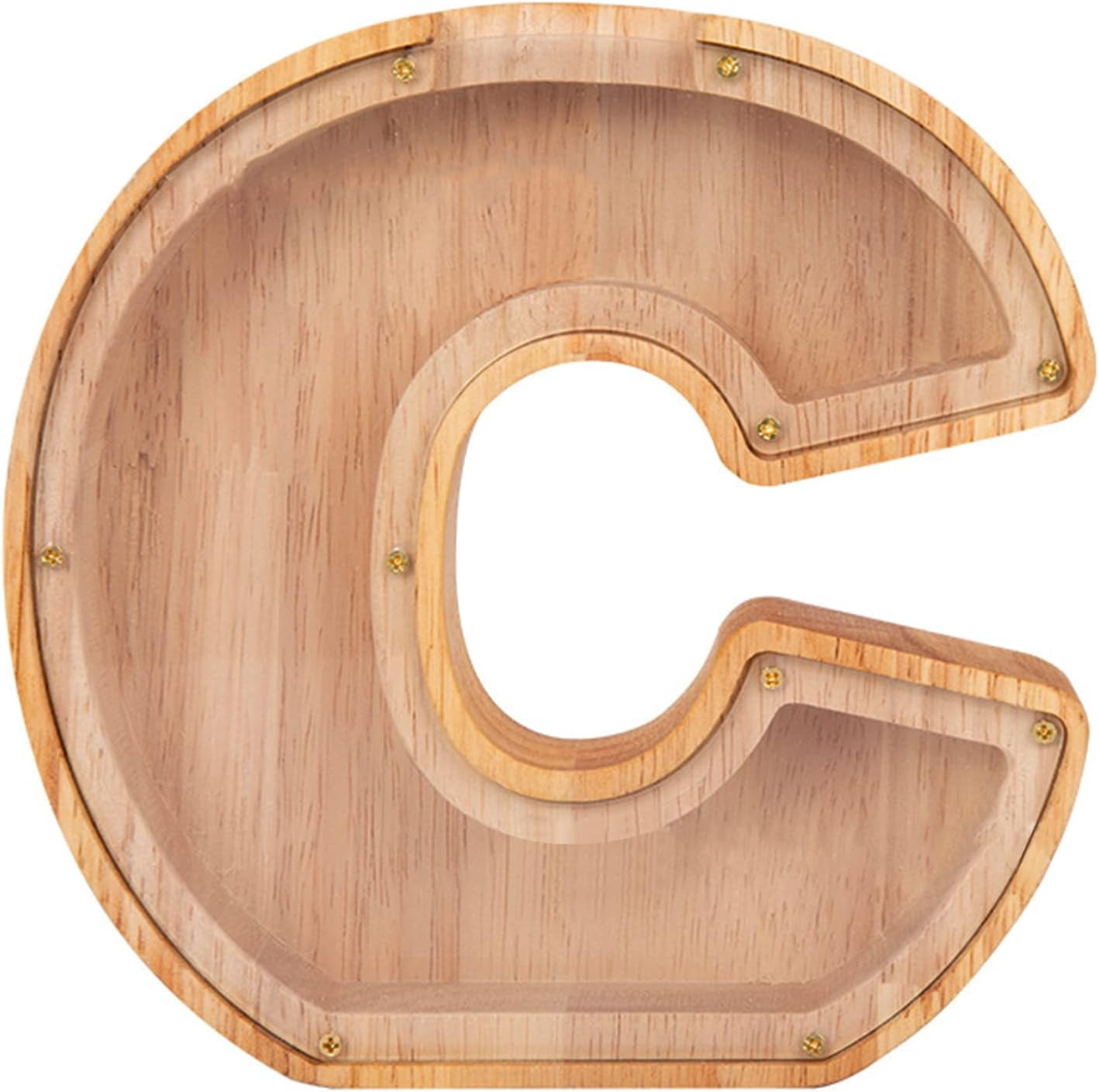 Personalized Alphabet Piggy Bank alphabet piggy bank Wooden Letter a to ...