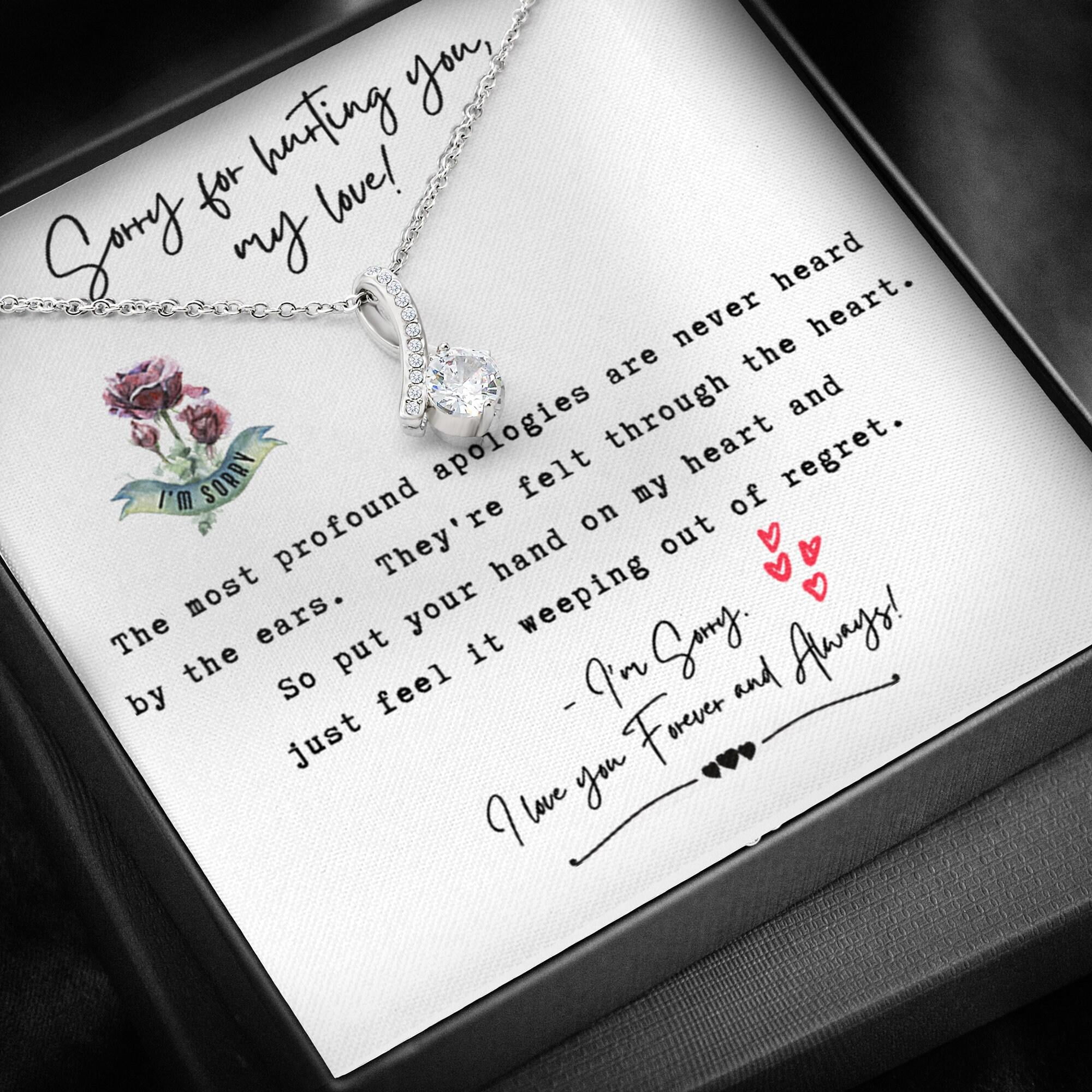 Personalized Apology Gift for Her, Forgiveness Gift, I'm Sorry Gift For ...