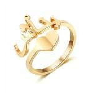 Personalized Arabic Name Ring: Custom Engraved Ring with Your Name in ...