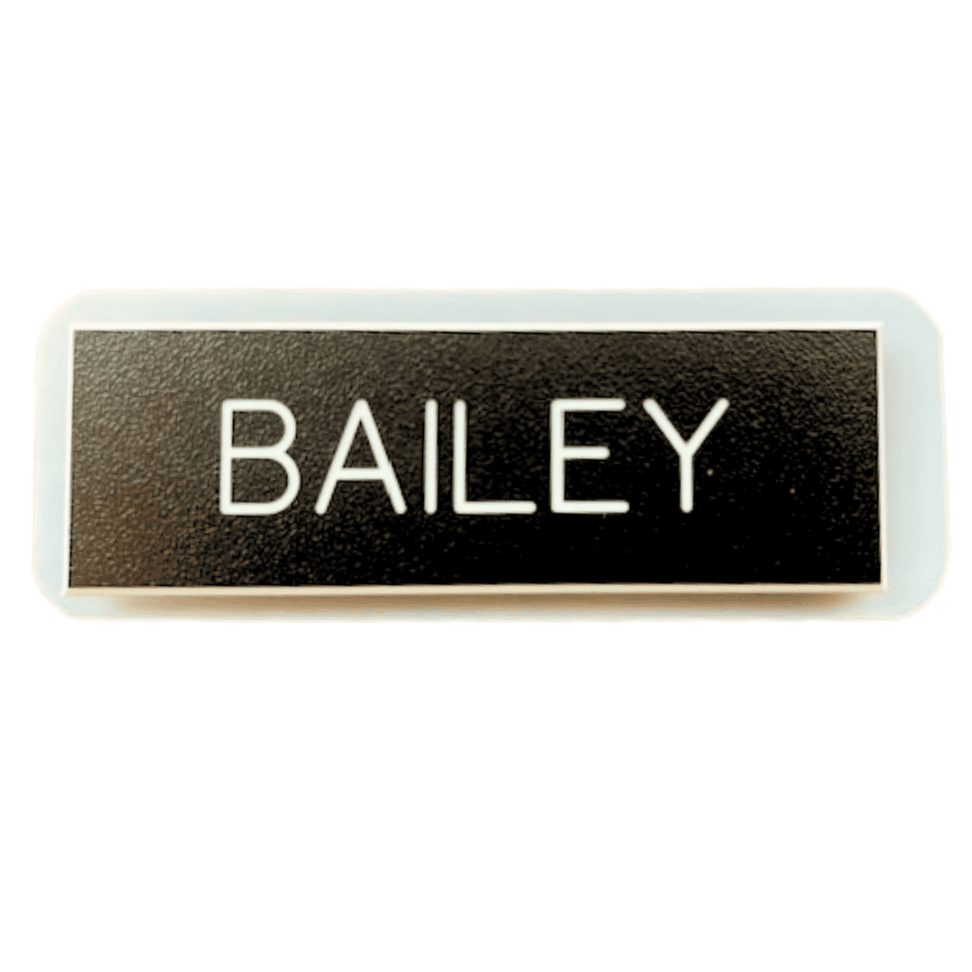 Personalized Army Black Plastic Tag With Magnetic Posts - Walmart.com