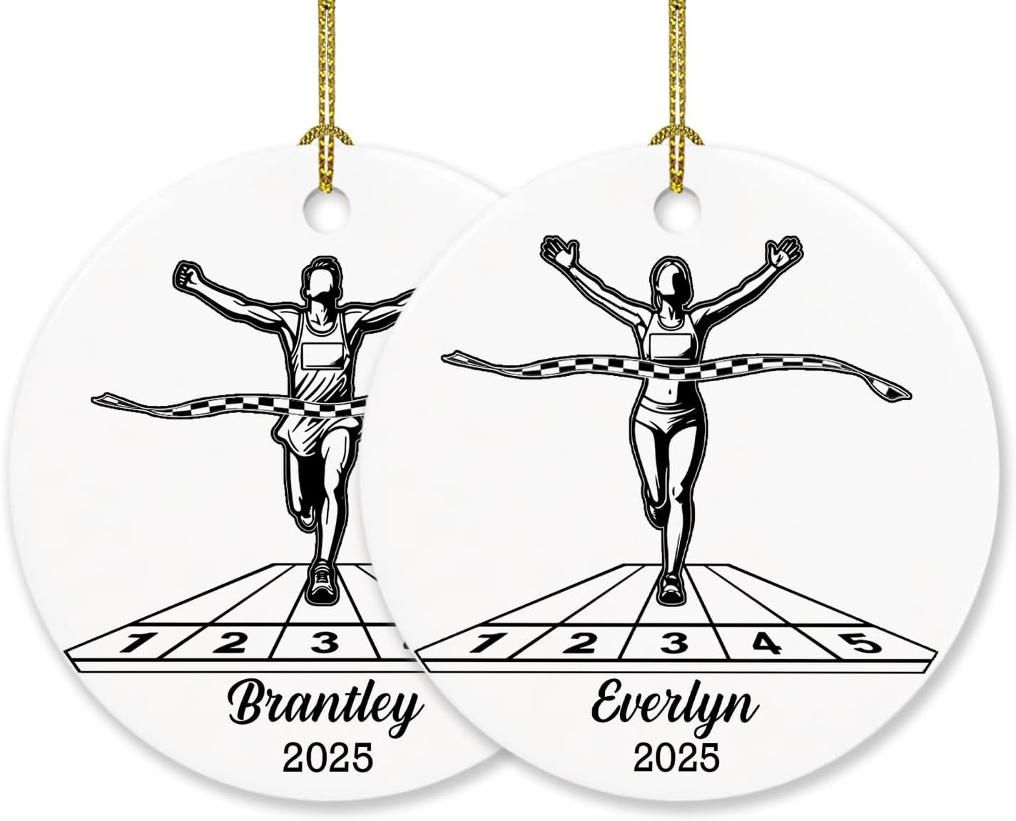 Personalized Athletics Xmas Ornament Gift for Men Women Boy Girl ...