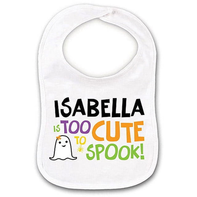Personalized Baby Girl Bib, My First Halloween - Walmart.com