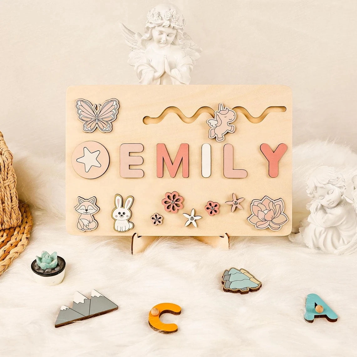 Personalized Baby Name Busy Board Puzzles For Learning And Play ...