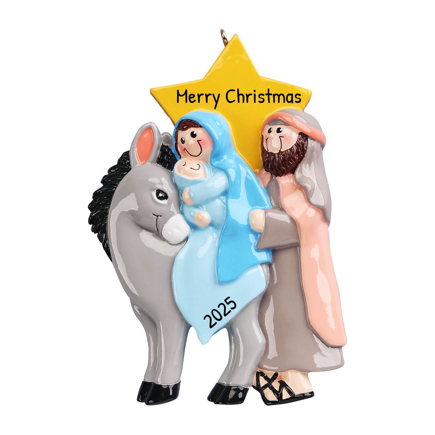 Personalized Baby's First Christmas 2024 Baby Jesus Ornament .25lbs 1 ...
