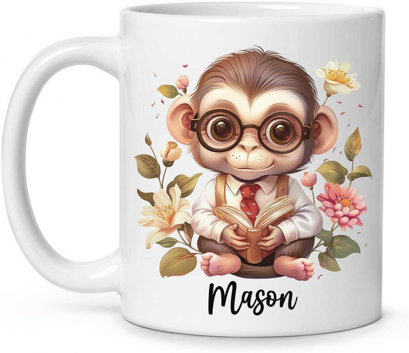Personalized Back To School Themed Mug, Customized Name Coffee Cup ...