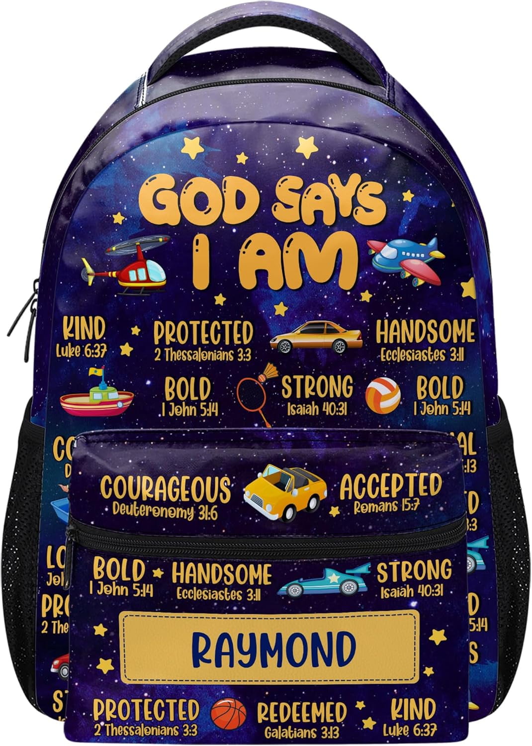 Personalized Backpack - Bible Armor Of God Backpack - Travel Backpack ...