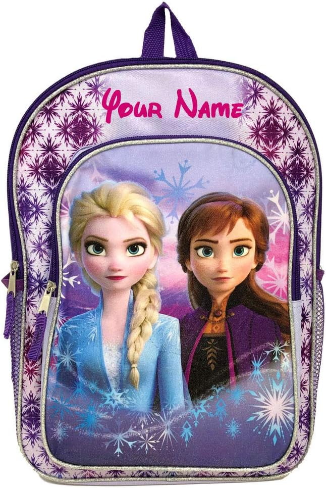 Personalized Backpack made from Frozen2 Anna and Elsa Sisters Back to ...