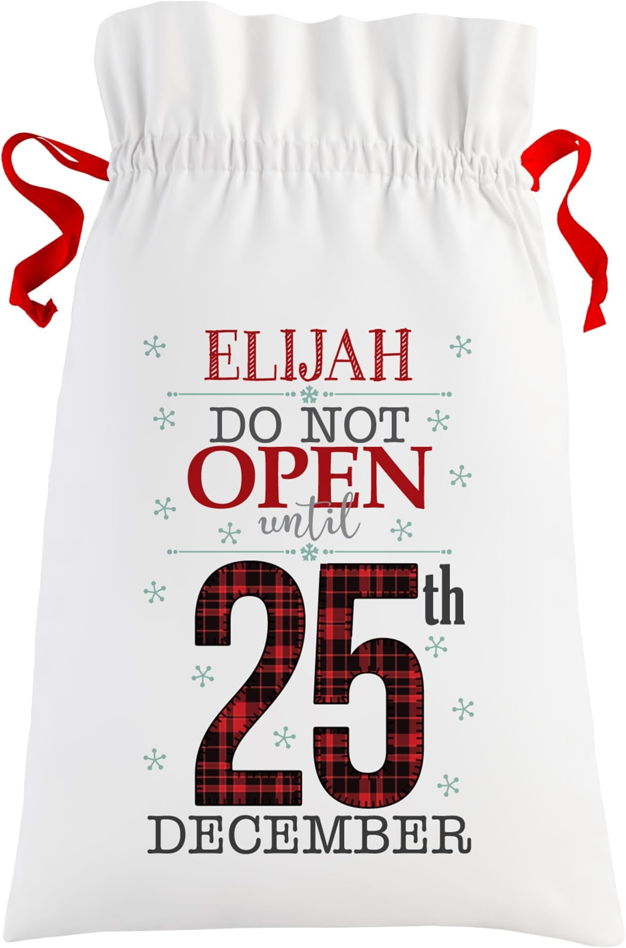 Personalized Bag - - 32"-Christmas Countdown-Dec. 25th - Walmart.com